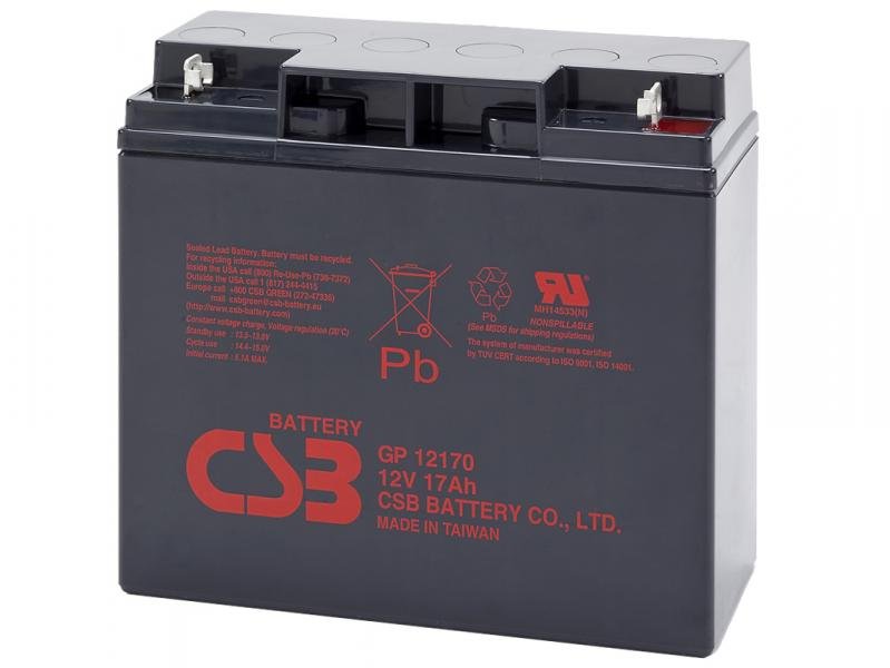CSB 12V 17Ah olověný akumulátor M5 (GP12170) | EO.CZ